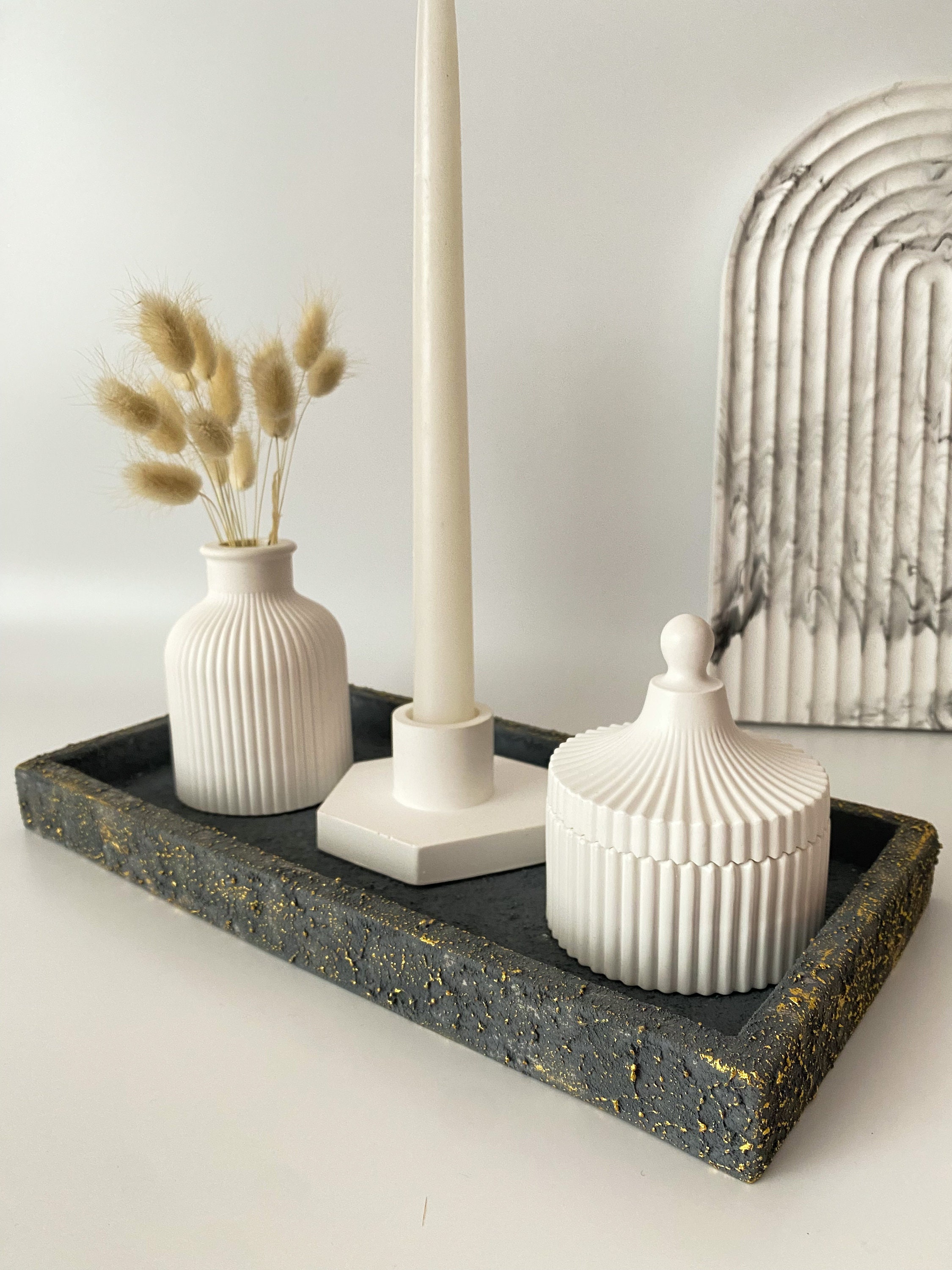 Large Rectangular Scandinavian Trays, 3 Style Large Tray, Bottle ...