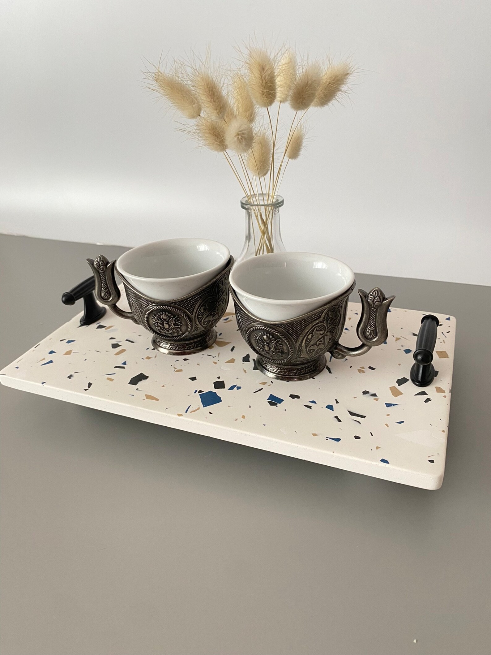 Rectangle Terrazzo Tray With Handle or Without Handle, Decorative ...