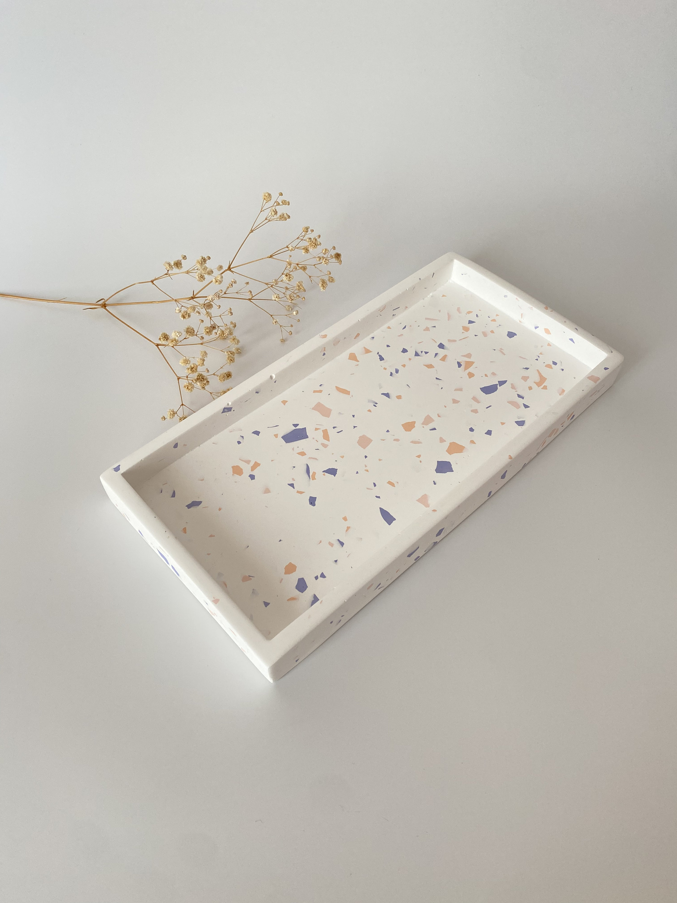 Terrazzo Catchall Tray Terrazzo Vanity Tray Large Terrazzo - Etsy