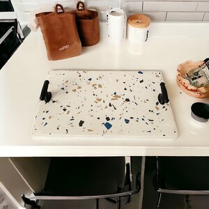 Rectangle Terrazzo Tray With Handle or Without Handle, Decorative ...