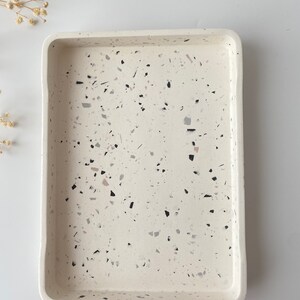 Concrete Rectangular Organizer, Concrete Tray, Bathroom Tray, Catchall ...