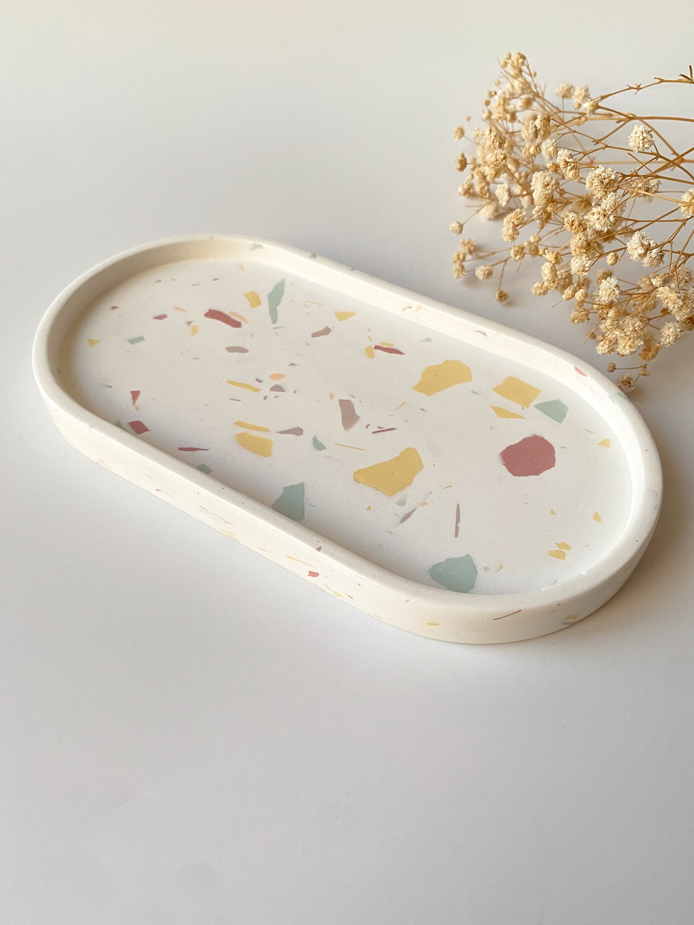 Set of 6 Pieceterrazzo Serving Trays Terrazzo Dinning Table - Etsy