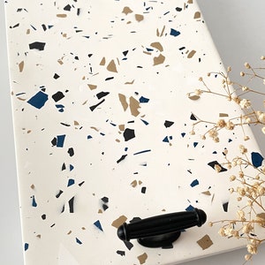 Rectangle Terrazzo Tray With Handle or Without Handle, Decorative ...