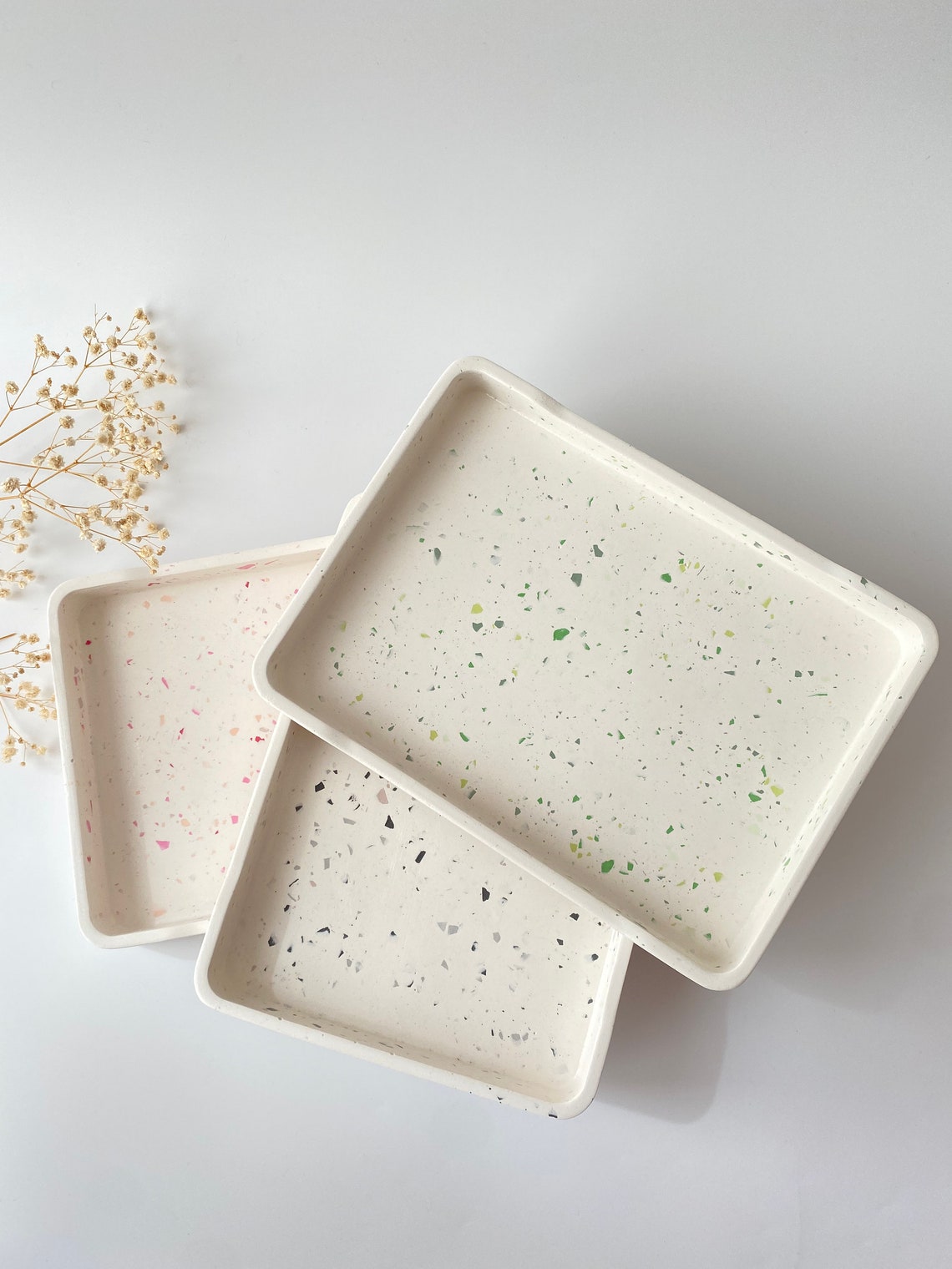 Concrete Rectangular Organizer Concrete Tray Bathroom Tray | Etsy