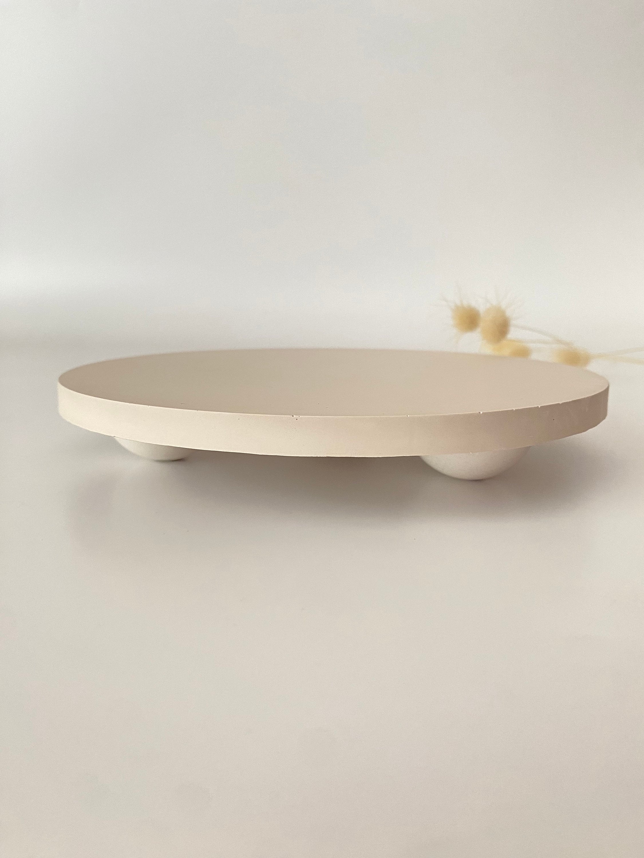 9 Color Options of Round Stone Riser Tray, Kitchen/ Livingroom Decor ...