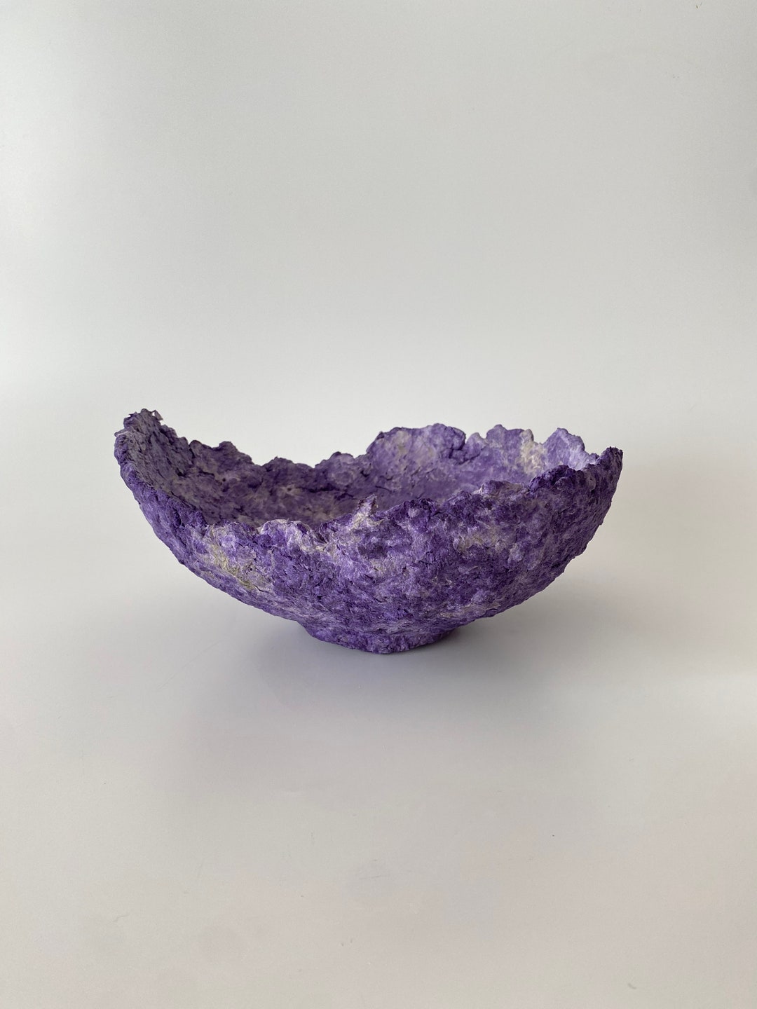 Farmhouse Paper Mache Centerpiece, Paper Mache Bowl, Decorative Paper ...