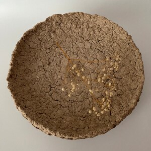 12.2 Inch Farmhouse Paper Mache Centerpiece, Large Paper Mache Decor ...