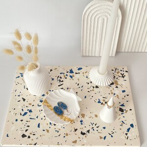 Rectangle Terrazzo Displaying Tray, Serving Tray for Kitchen ...