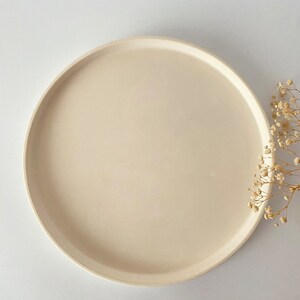 Round Serving Tray, 9 Color Options, Large Catchall Tray, 30 Cm, 25 Cm ...