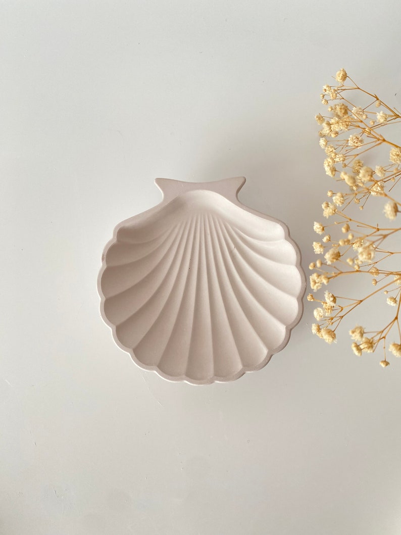 9 Color Options, Soft Color Sea Shell Dish, Trinket Tray, Displaying ...