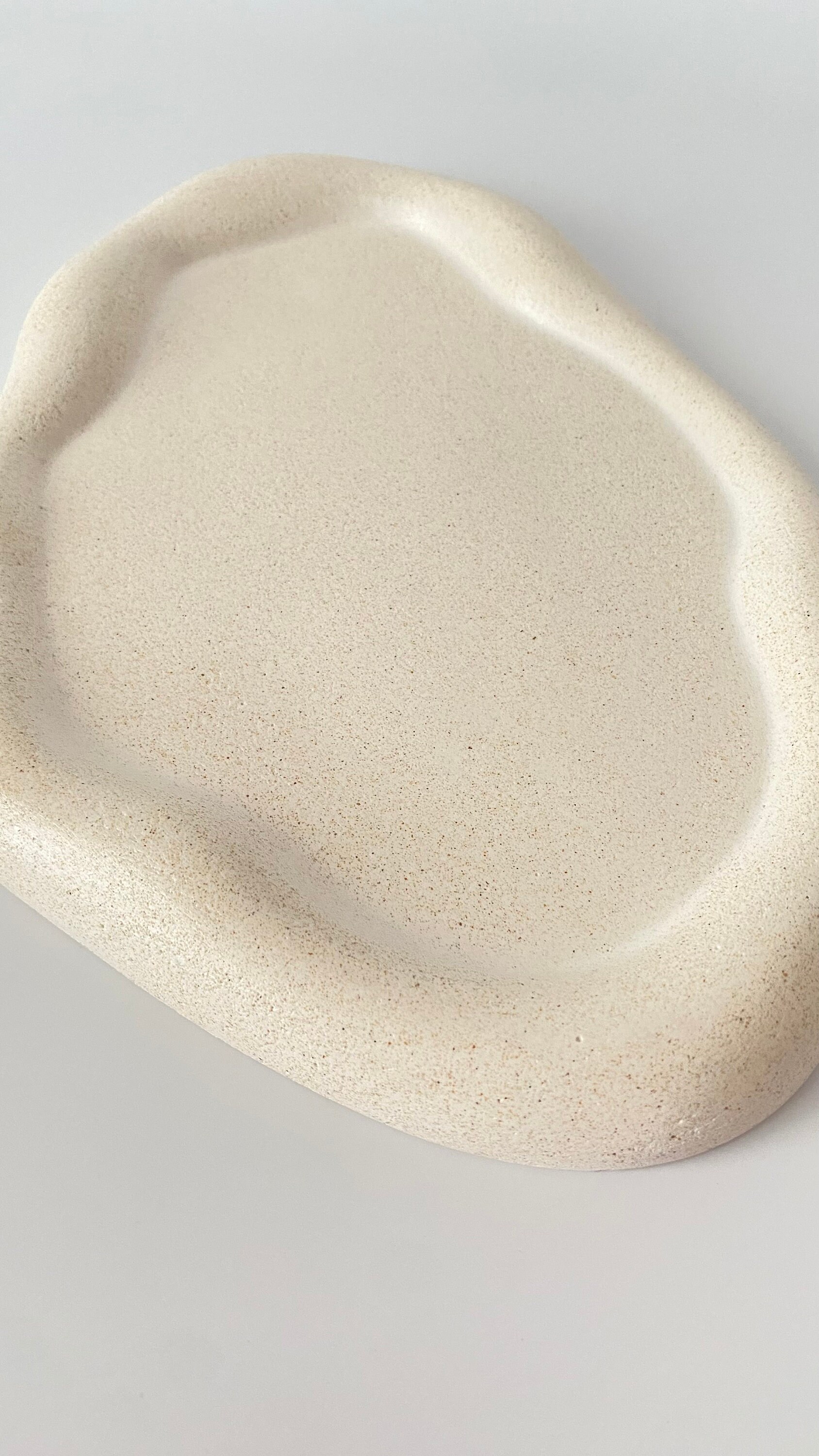 Sand Decorated Vanity Tray, Trinket Tray, Sand Concrete Tray ...