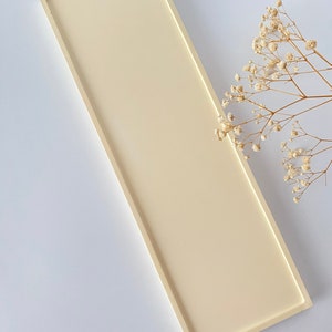 Minimalist Rectangular Trays, Light Mustard Yellow Tray, Big Catchall ...