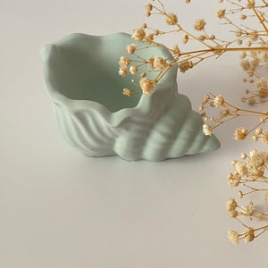 Conch Shell Shape Stone Trinket Tray, Summer Decor, 9 Color Options ...