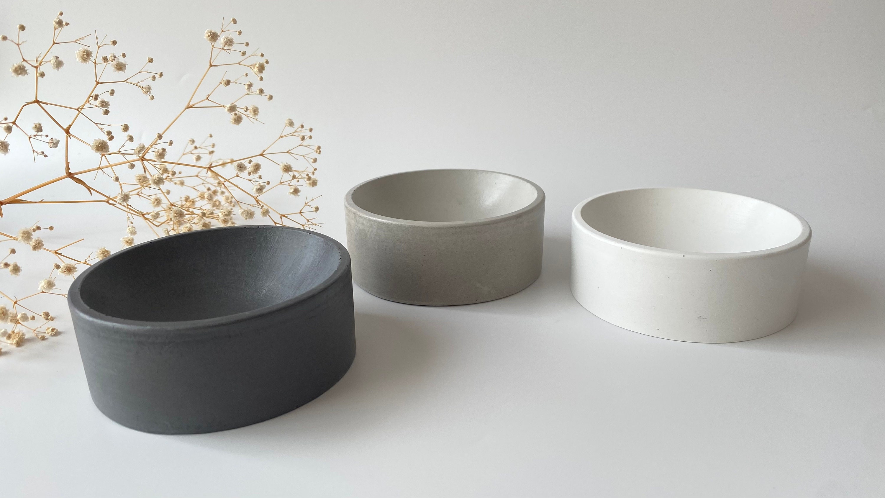 Minimalist Concrete Dish Concrete Jar Concrete Bowl New - Etsy UK