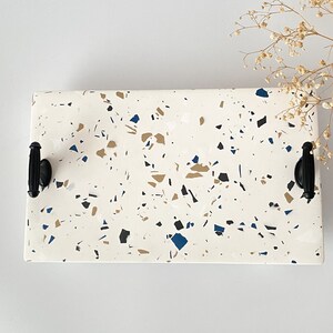 Rectangle Terrazzo Tray With Handle or Without Handle, Decorative ...