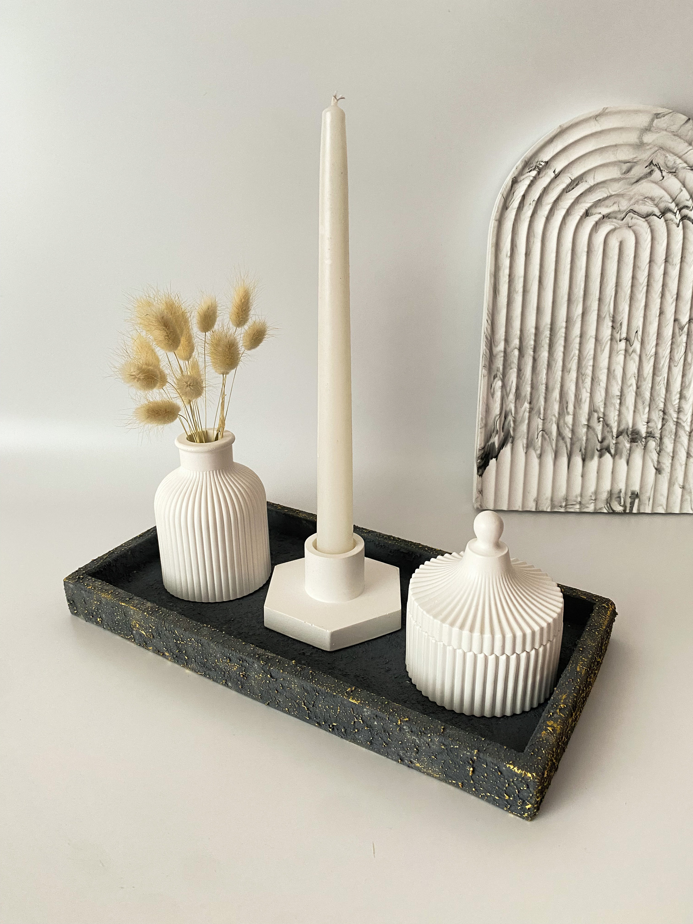 Large Rectangular Scandinavian Trays, 3 Style Large Tray, Bottle ...