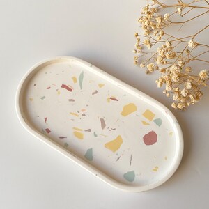 Set of 6 Pieceterrazzo Serving Trays, Terrazzo Dinning Table Trays ...