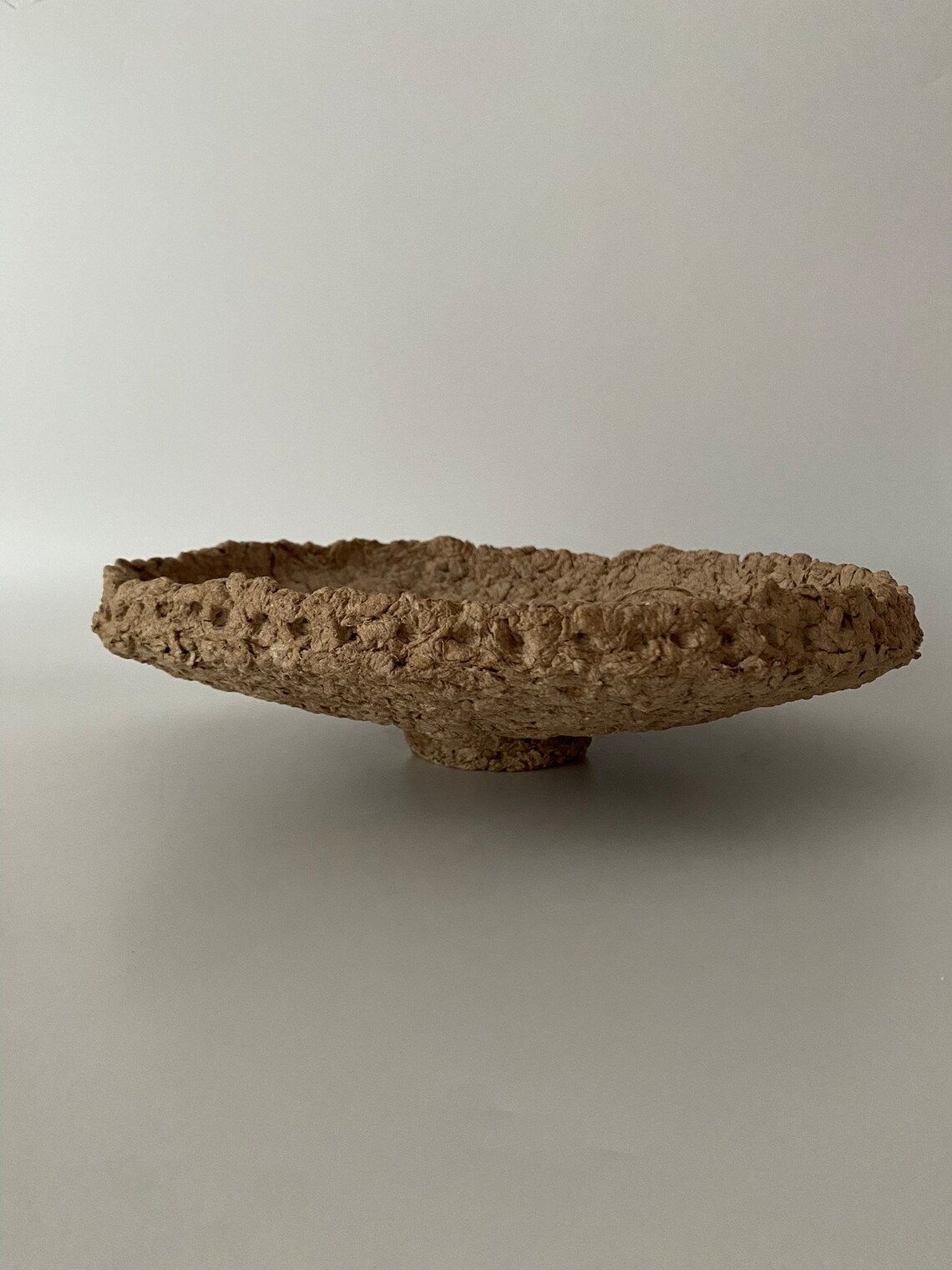 12.2 Inch Farmhouse Paper Mache Centerpiece, Large Paper Mache Decor ...