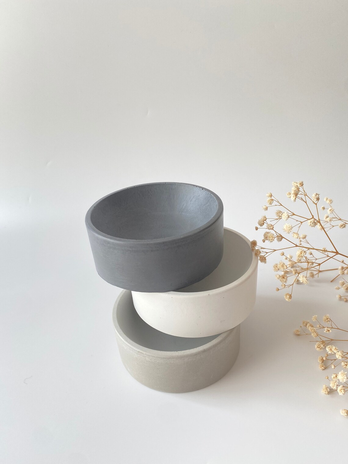Minimalist Concrete Dish, Concrete Jar, Concrete Bowl, New Style ...