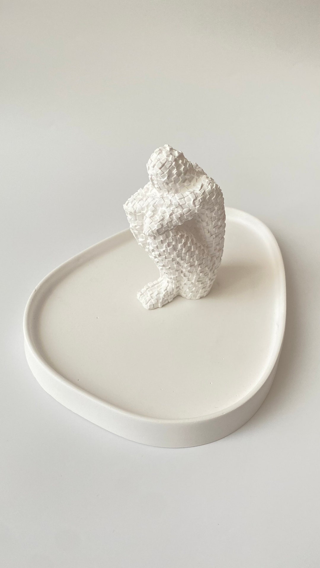 Thinking Concrete Man Sculpture, 9 Color Options,concrete Sculpture ...