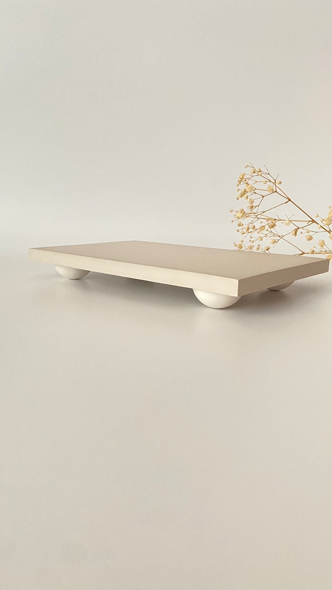 Decorative Rectangular Concrete Riser Tray, Concrete Stand in 9 Color ...