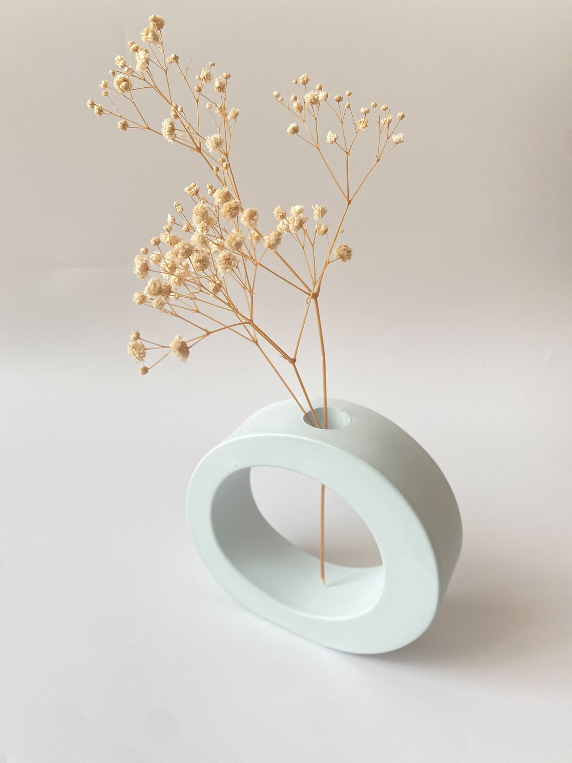 Concrete Soft Color Vase, 9 Color Options, Concrete Geode Vase ...