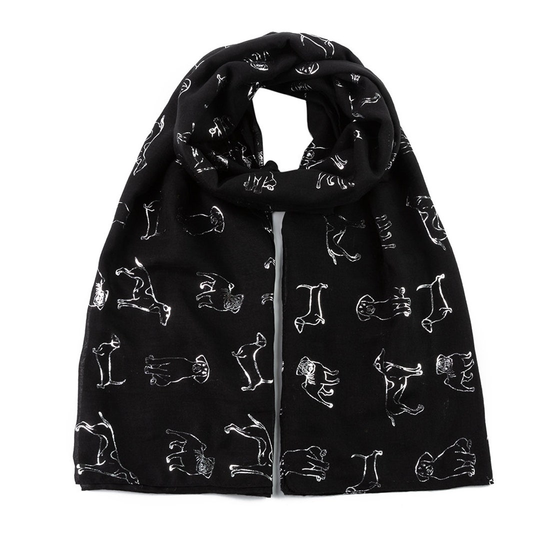 Animal Print Scarf Glitter Dachshund Sausage Dog Large Scarf - Etsy UK