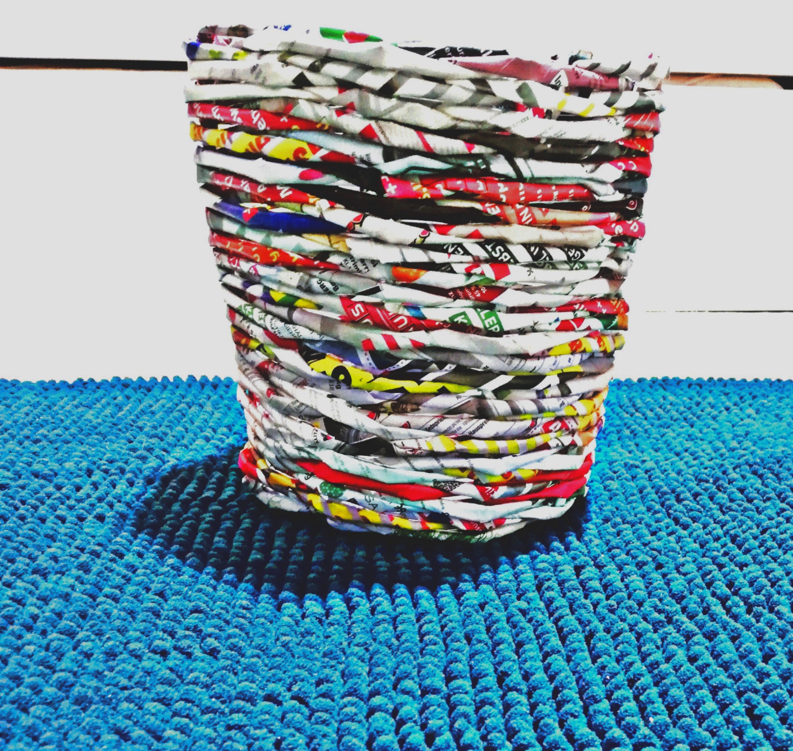 Recycled Newspaper Basket, Newsprint Bin, Waste Paper Bin - Etsy