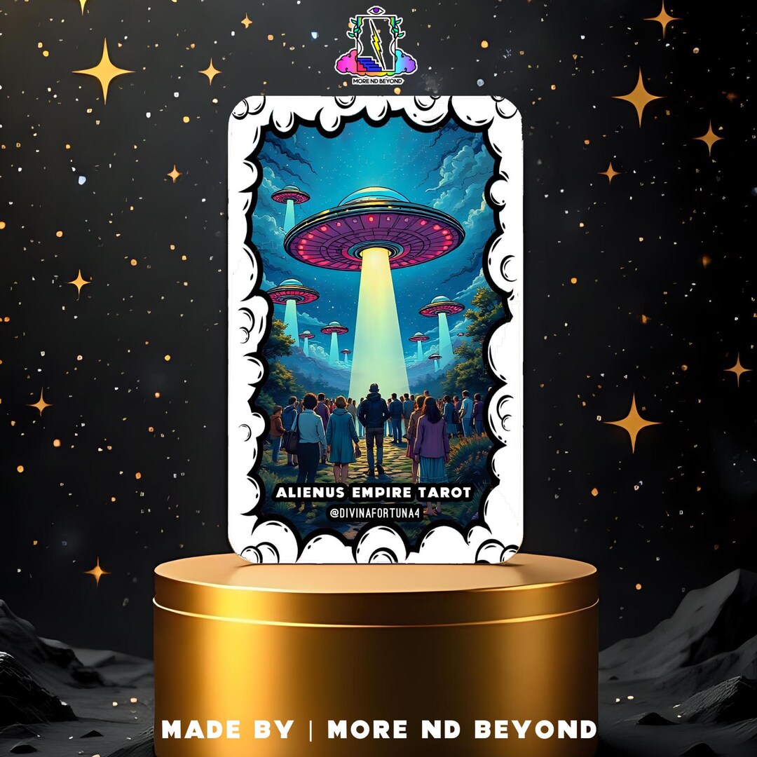 Alienus Empire Taror Deck: Cosmic Future Coded 78 Card Tarot - Etsy