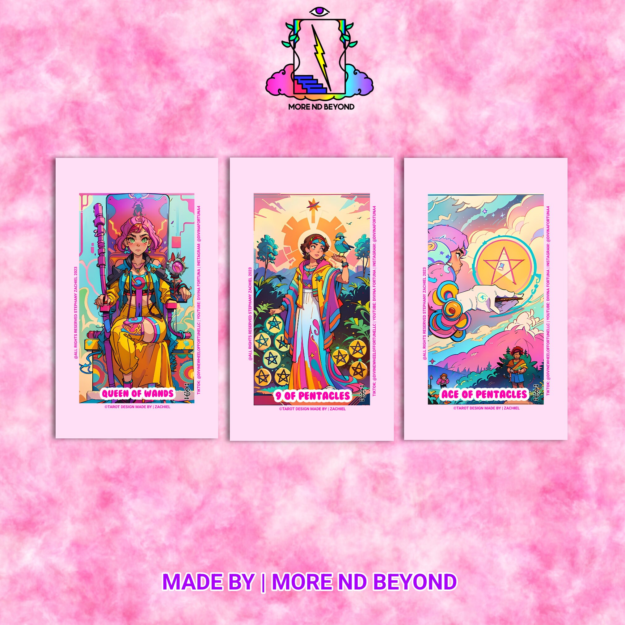 Cyber Fem Tarot | New Tarot Deck | Divination | Playing Cards | Tarot ...