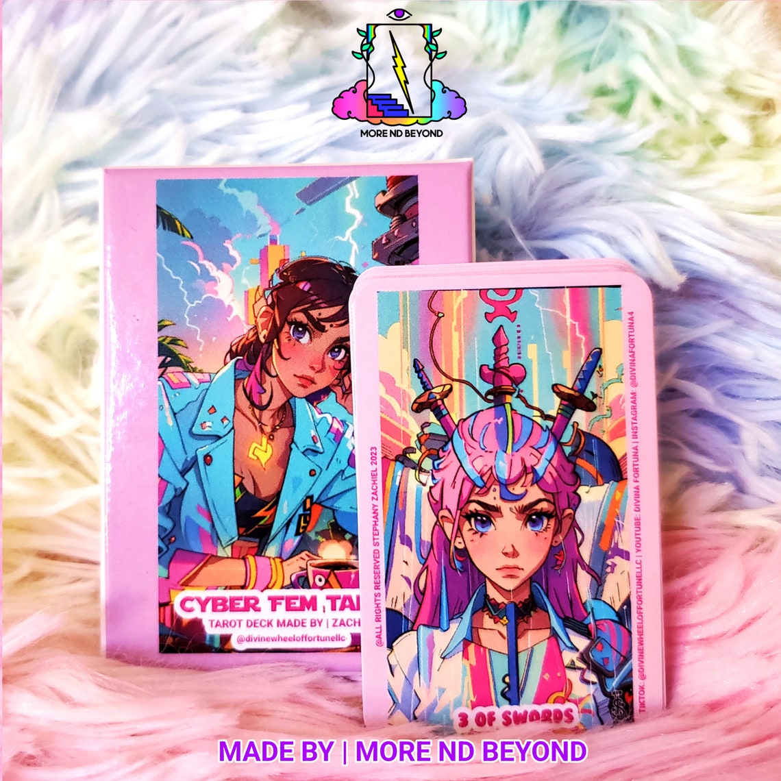 Cyber Fem Tarot | New Tarot Deck | Divination | Playing Cards | Tarot ...