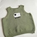 Crochet Sheep Vest Pattern, Crochet Tapestry Sweater Vest Pattern I ...