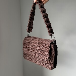 Crochet T-shirt Handbag Pattern I Beginner Friendly Crochet Shoulder ...