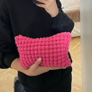 Bobble Crochet Clutch Bag Pattern, Beginner Friendly Tote (PDF Pattern ...