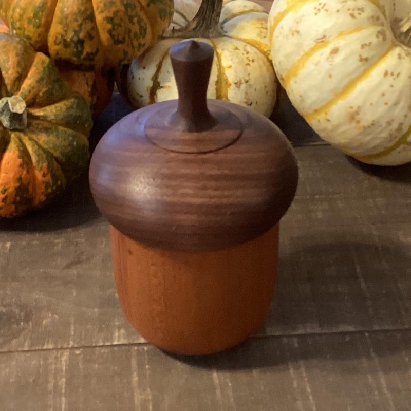Wood Acorn - Etsy