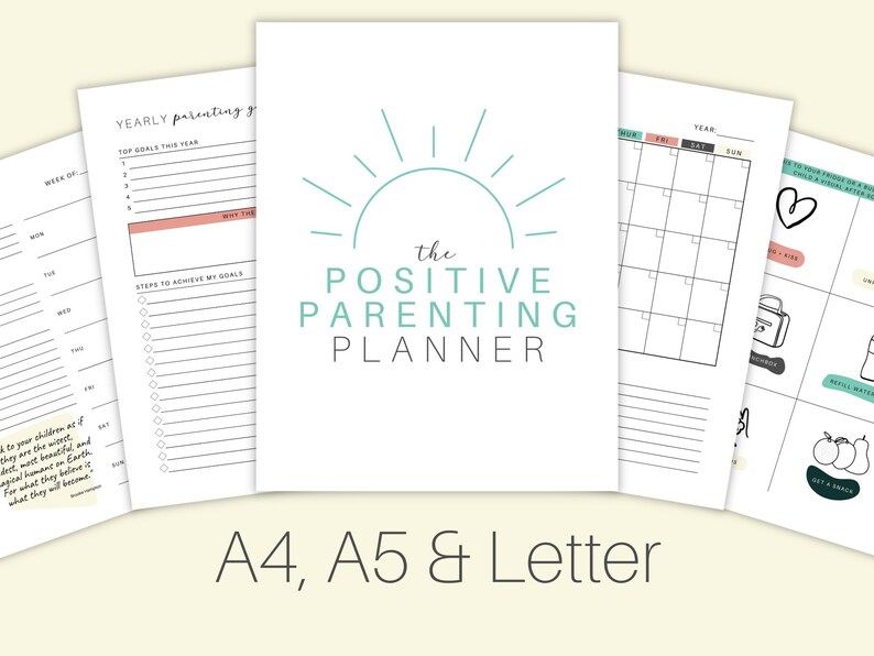 Positive Parenting Planner, Family Planner, Home Management Binder ...