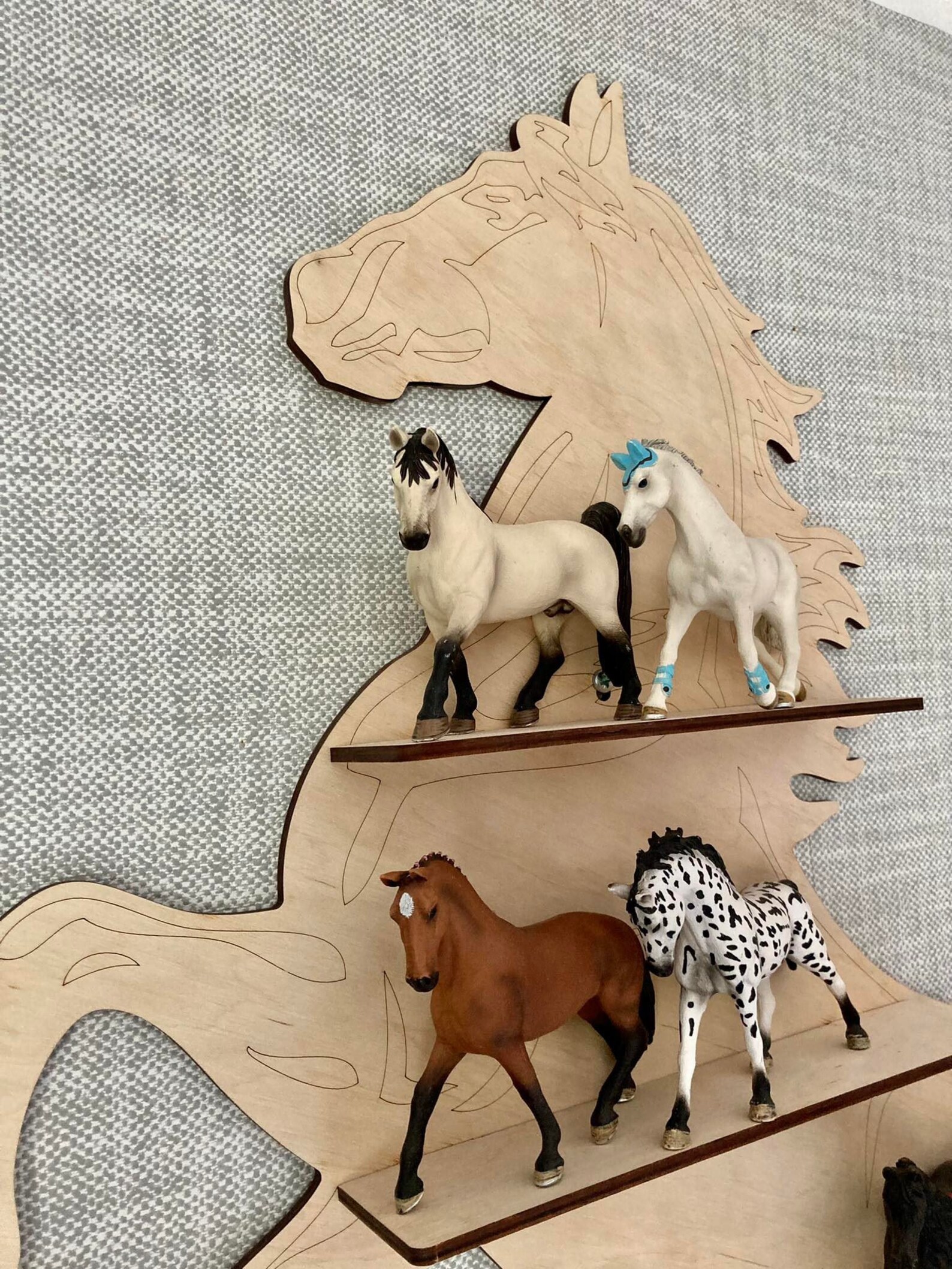 Schleich Horse Shelf, Coletta - Etsy