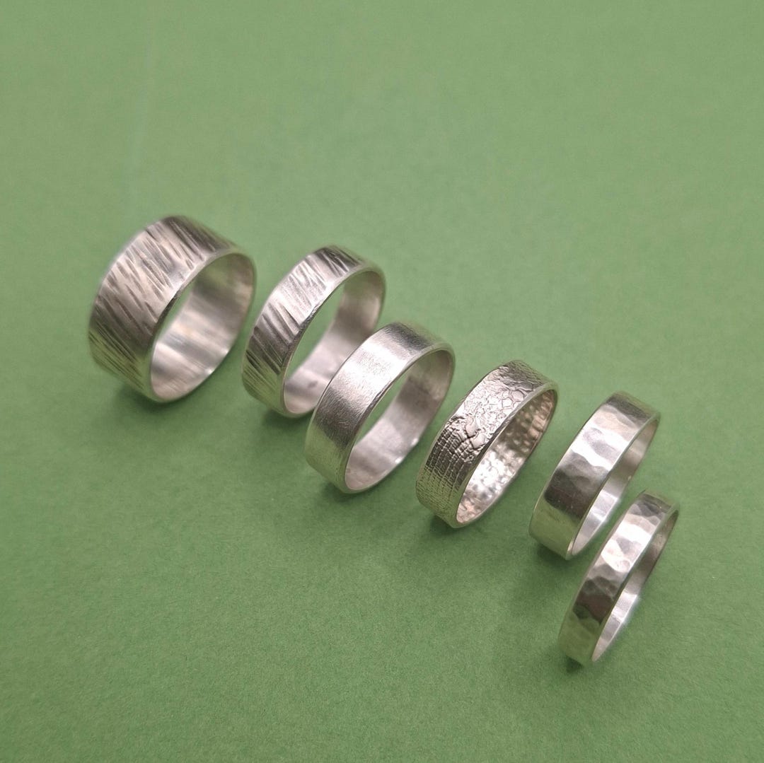 Custom-made Solid Silver Ring - Etsy