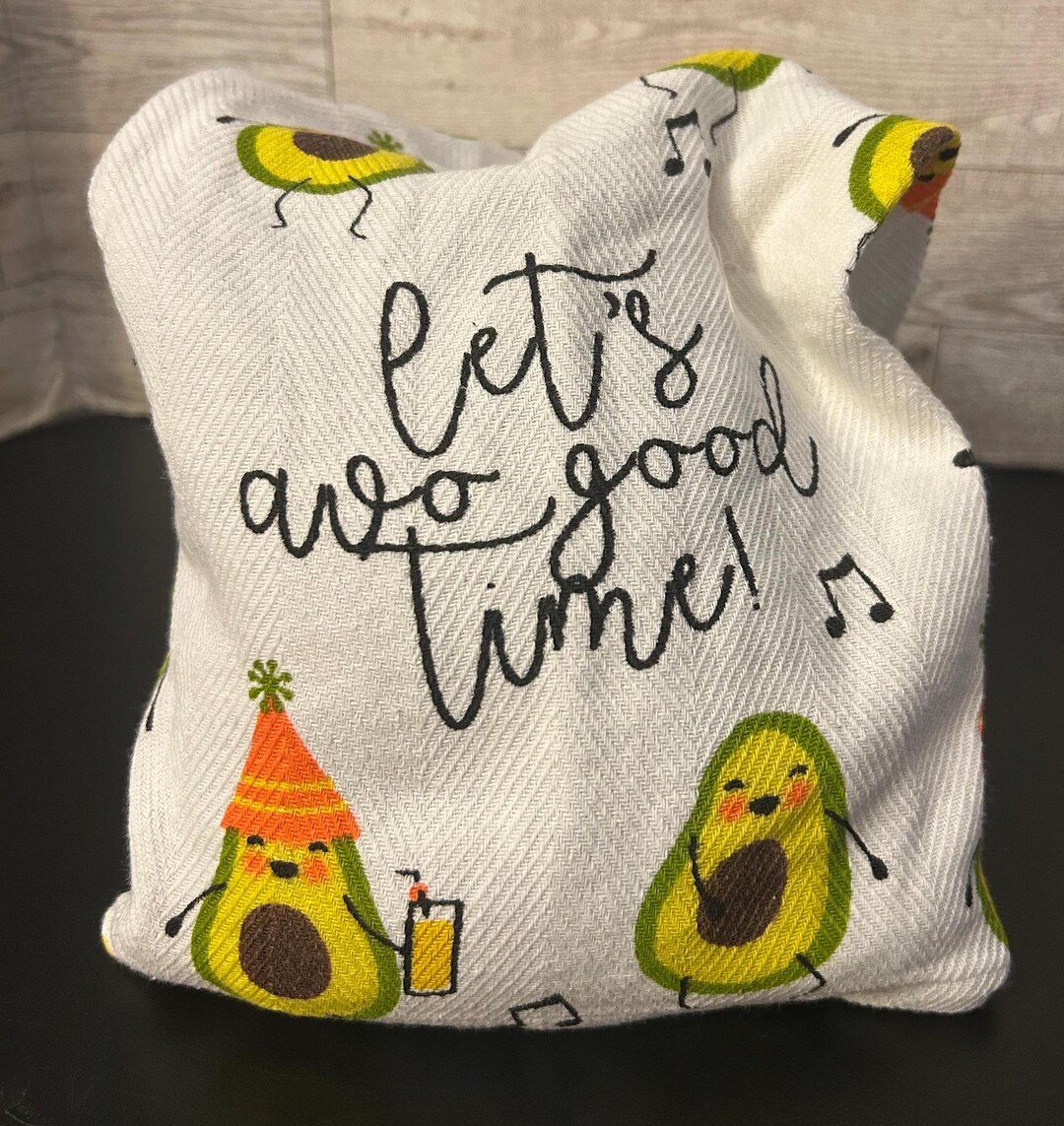 Let's Avo Good Time, Fun Avocado Theme XL Neck and Shoulder Wrap ...
