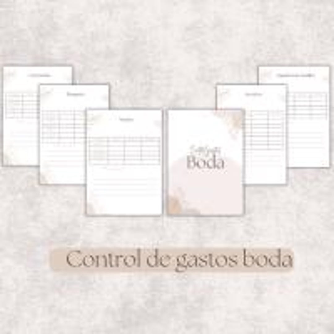 Control De Gastos Para Bodas · Planner Financiero · Presupuesto De Boda ...
