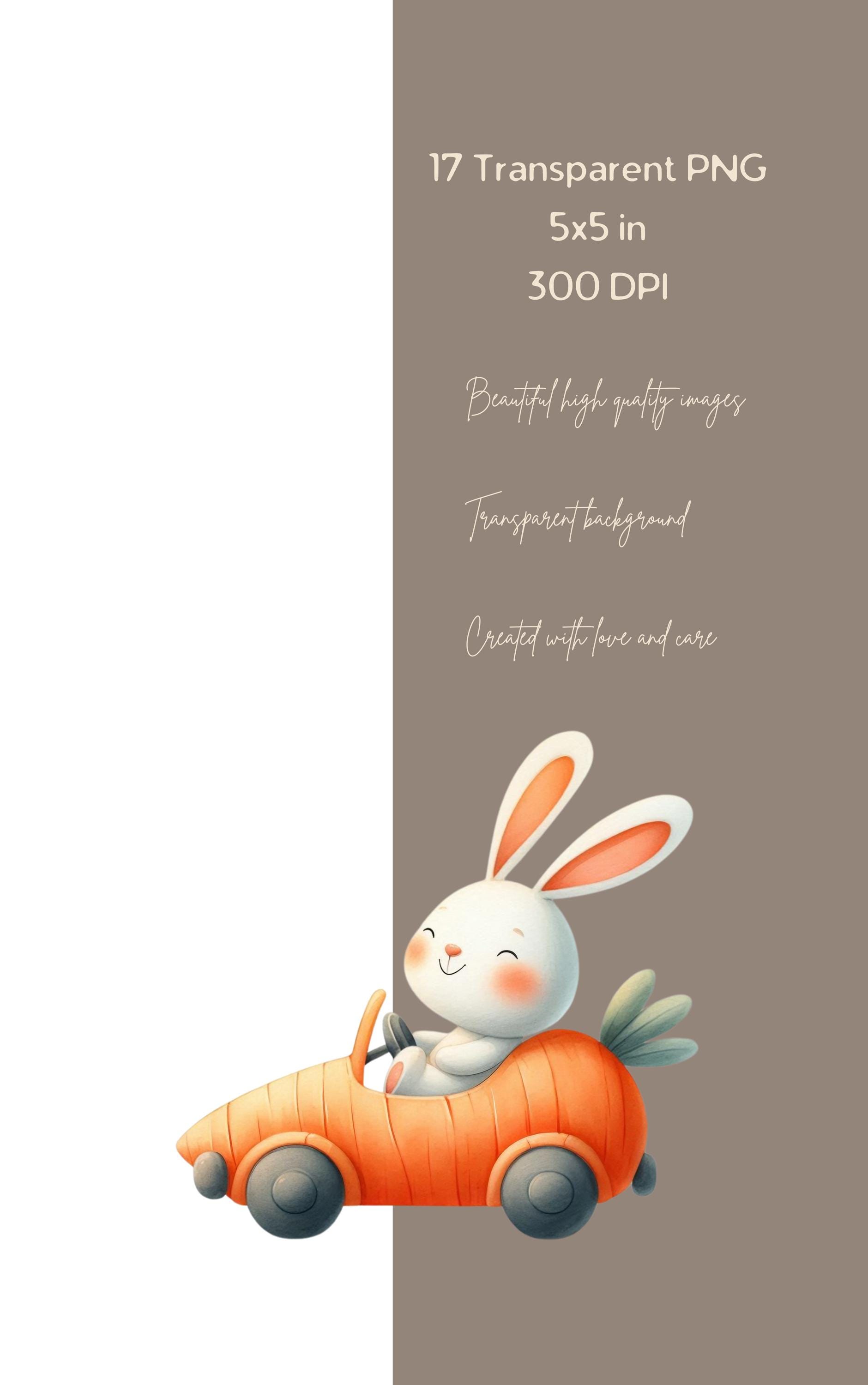 Watercolor Rabbits Clipart | Cute Bunny | Baby Rabbit| Cute Rabbit ...
