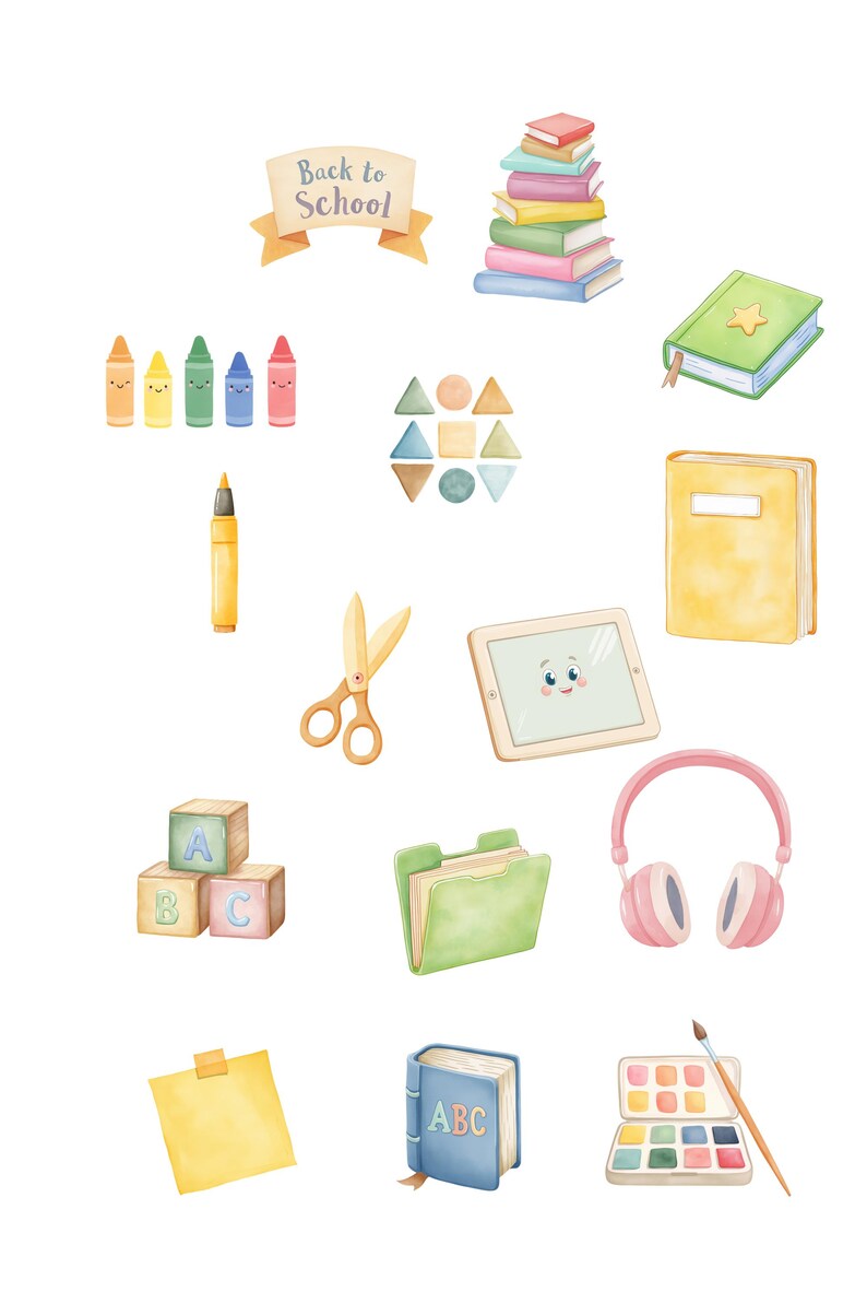 School Clipart Bundle – Cute Animals, Woodland Autumn Classroom ...