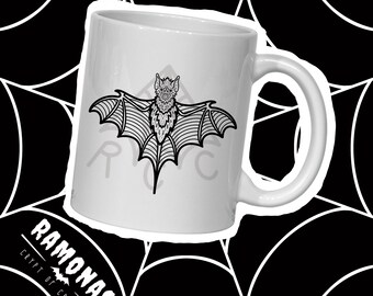 Planchette Bat Mug/blue Bat Mug/yellow Bat Mug/pink Bat Mug/halloween ...