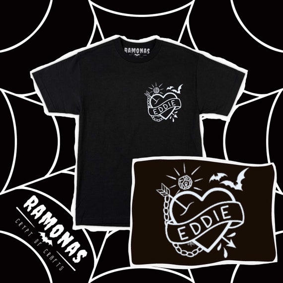 Eddie Heart Tshirt - Etsy