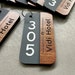 Personalized Hotel Keychain, Custom Guesthouse Key Fob, Keyring With ...
