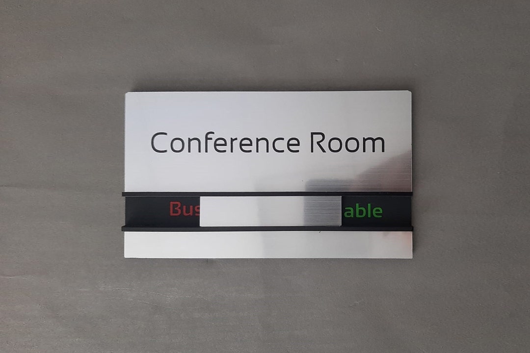 Can Be Moved Custom Busy Available Conference Room Door Sign, Door ...