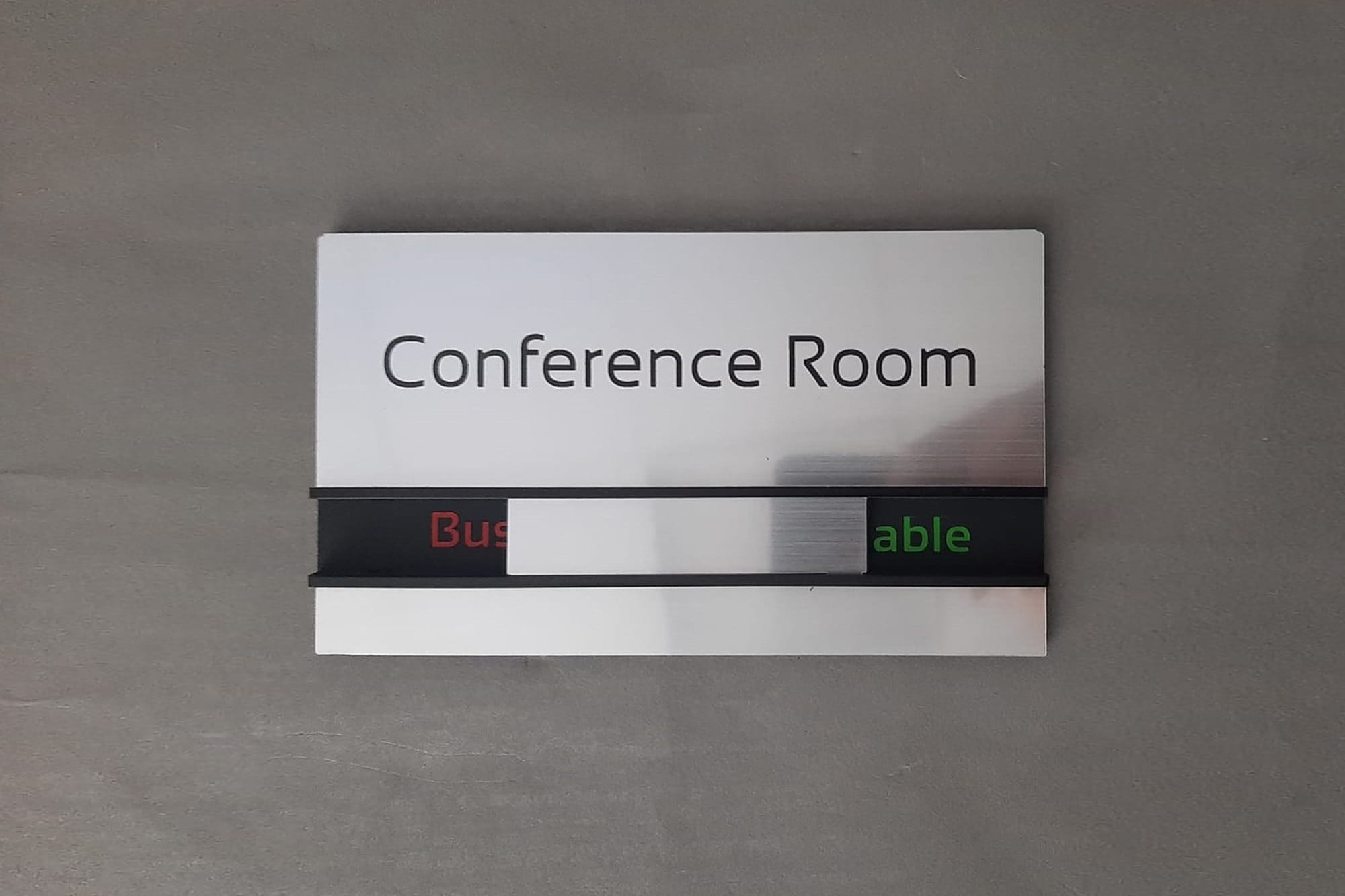 Can Be Moved Custom Busy Available Conference Room Door Sign, Door ...