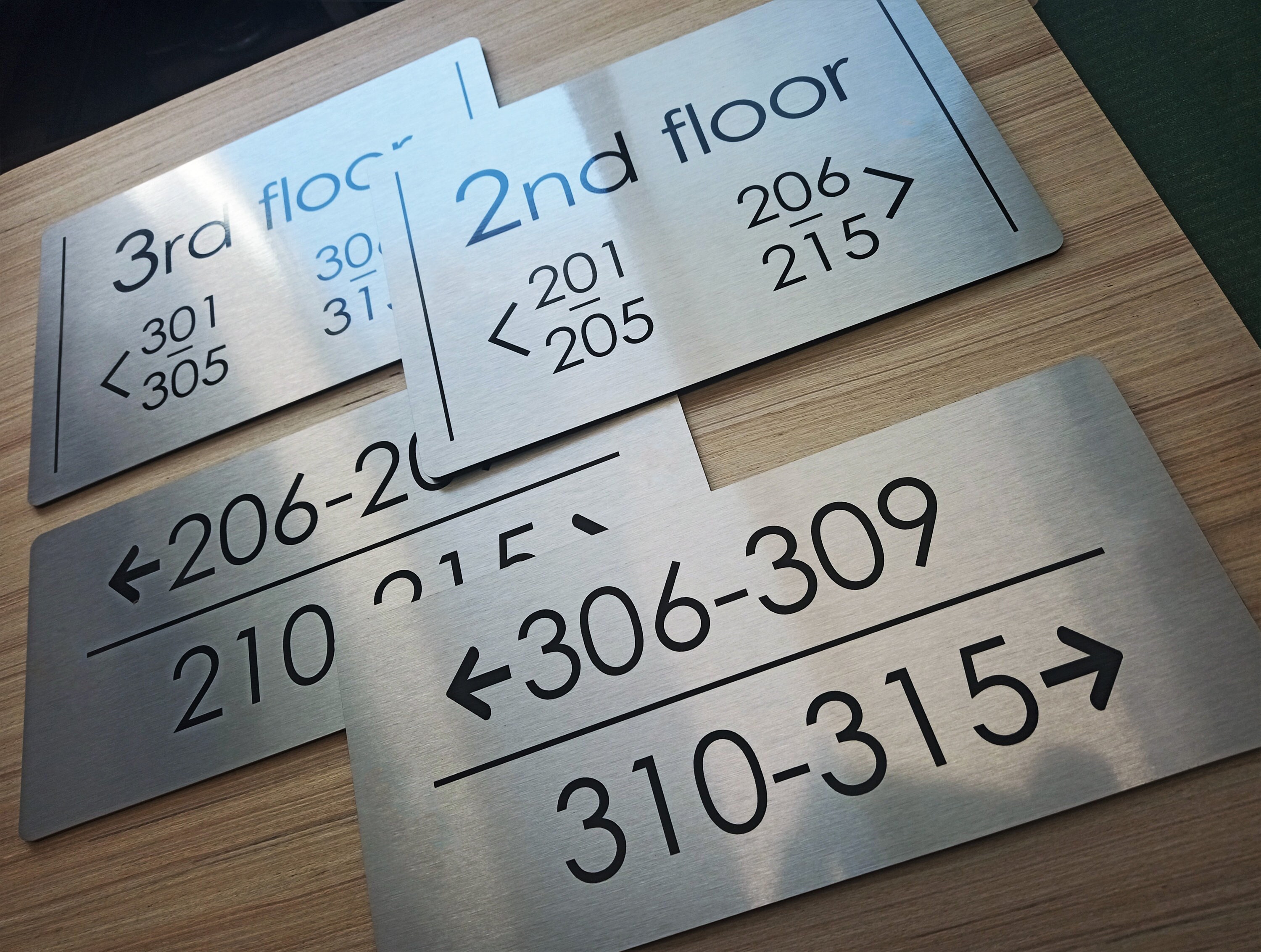 Custom Directional Signs, Hotel Room Directories, Floor Navigation ...