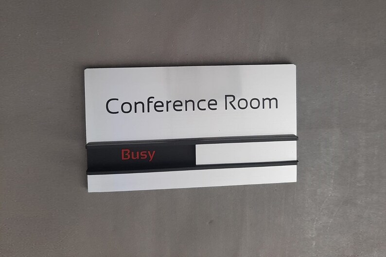 Can Be Moved Custom Busy Available Conference Room Door Sign, Door ...