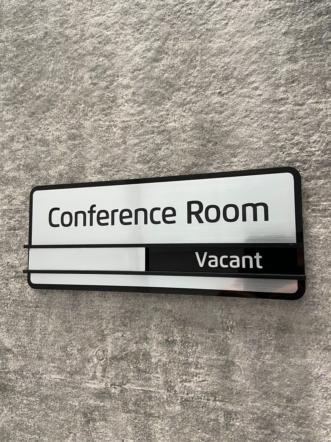 Modifiable Conference Room Sign, in Use - Vacant Status Indicator ...